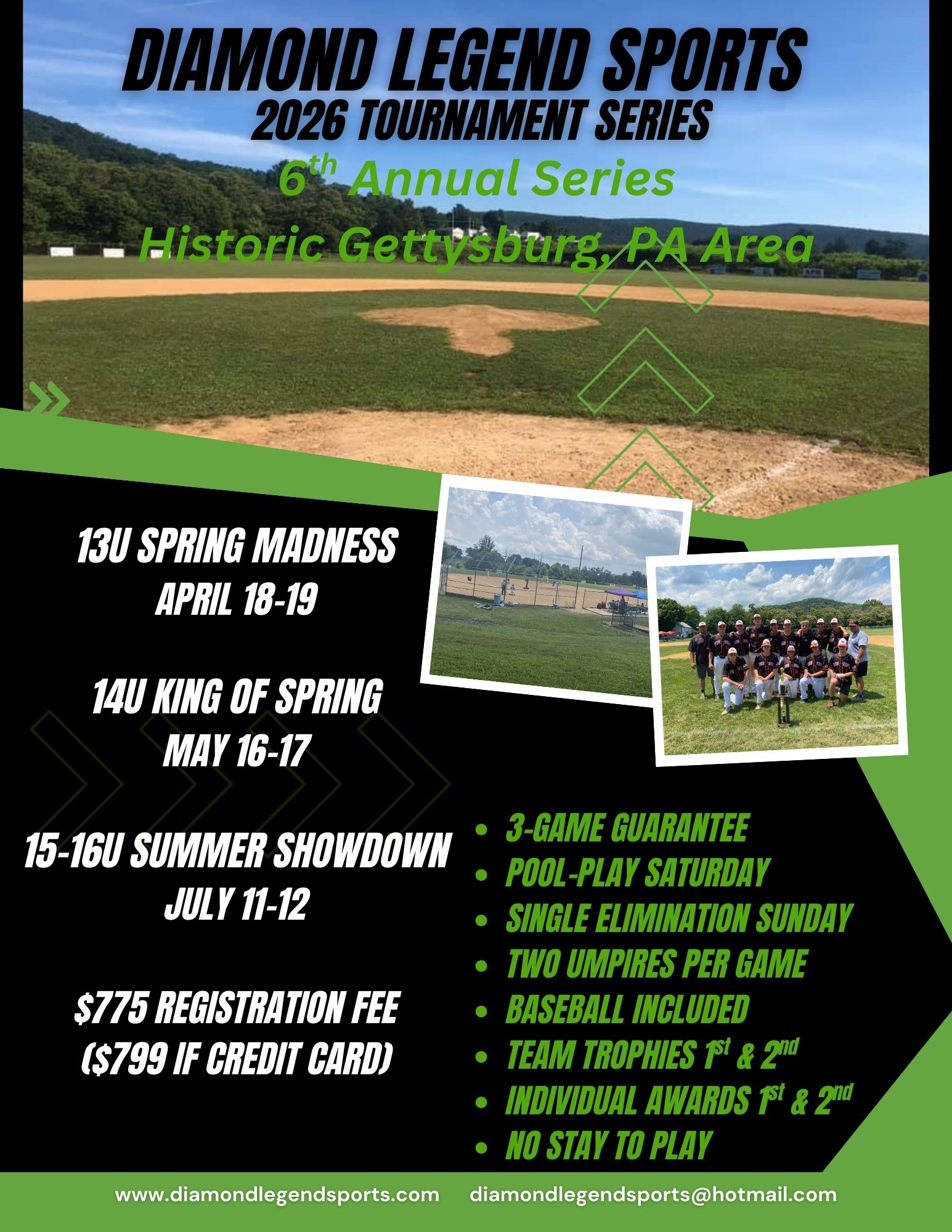 DLS 2026 Tournament Series: NO HIDDEN FEES OR GATE FEES! - Diamond ...
